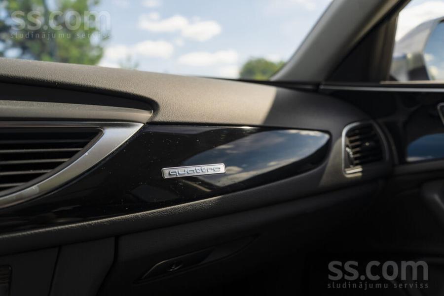 Grey Audi A6 2017 in Riga, with an engine capacity of 3.00 L and mileage of 253 thousand km for 15490 €, photo 23 on AUTOMOTO.COM.LV