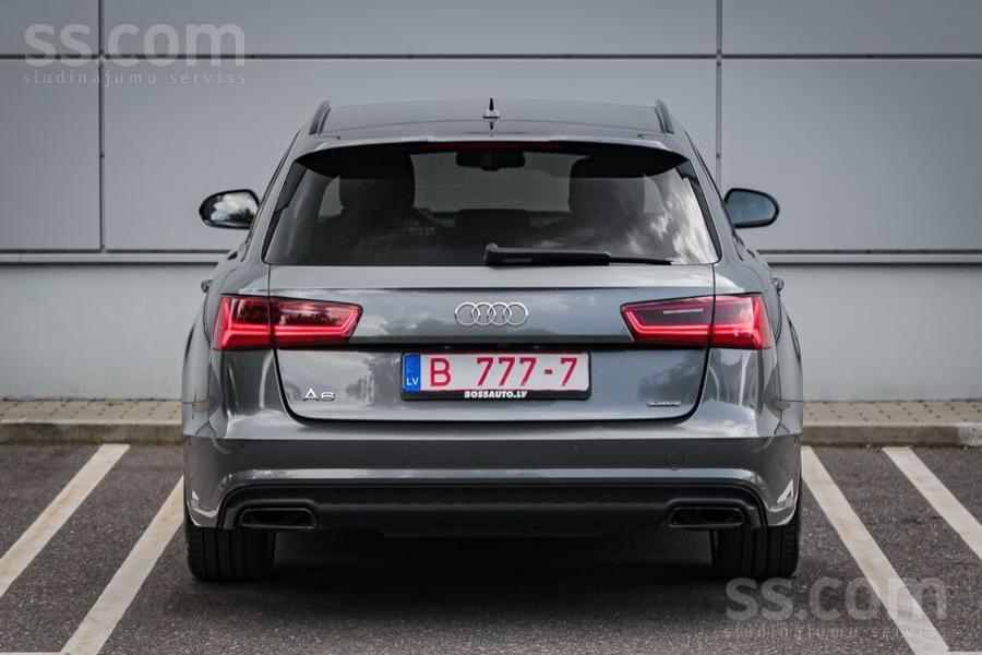 Grey Audi A6 2017 in Riga, with an engine capacity of 3.00 L and mileage of 270 thousand km for 20450 €, photo 6 on AUTOMOTO.COM.LV
