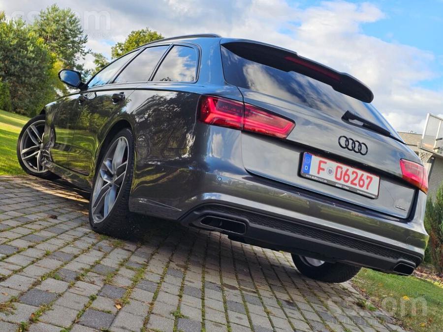 Grey Audi A6 2017 in Riga, with an engine capacity of 3.00 L and mileage of 216 thousand km for 20777 €, photo 4 on AUTOMOTO.COM.LV
