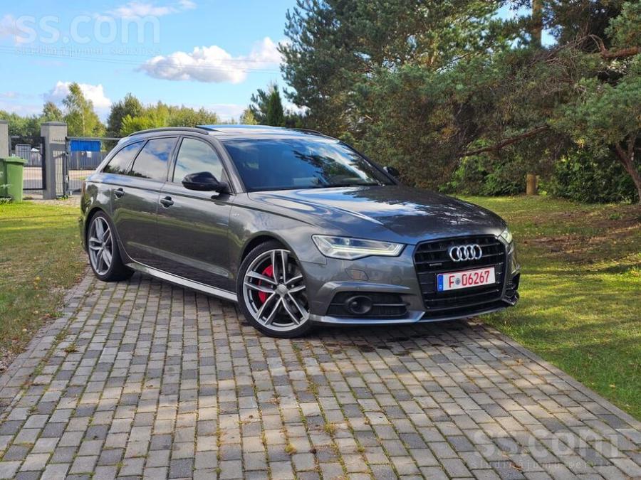 Grey Audi A6 2017 in Riga, with an engine capacity of 3.00 L and mileage of 216 thousand km for 20777 €, photo 5 on AUTOMOTO.COM.LV