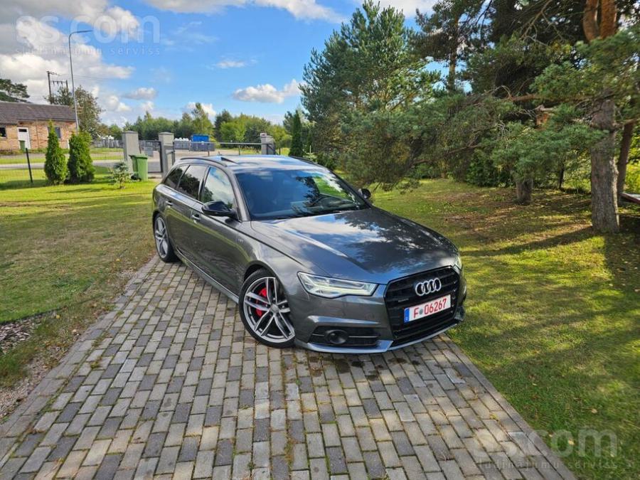 Grey Audi A6 2017 in Riga, with an engine capacity of 3.00 L and mileage of 216 thousand km for 20777 €, photo 6 on AUTOMOTO.COM.LV