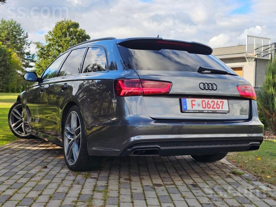 Grey Audi A6 2017 in Riga, with an engine capacity of 3.00 L and mileage of 216 thousand km for 20777 €, photo 8 on AUTOMOTO.COM.LV