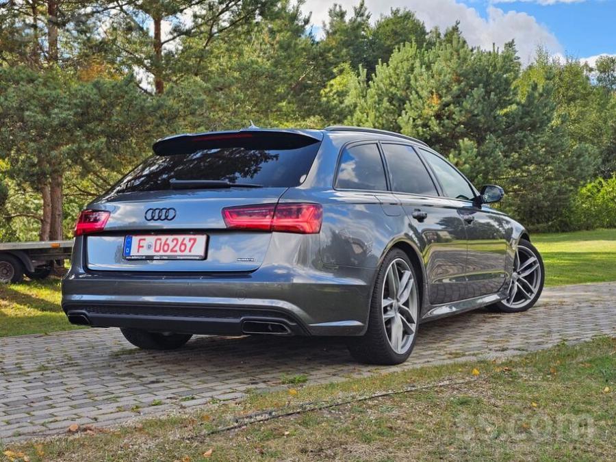 Grey Audi A6 2017 in Riga, with an engine capacity of 3.00 L and mileage of 216 thousand km for 20777 €, photo 9 on AUTOMOTO.COM.LV