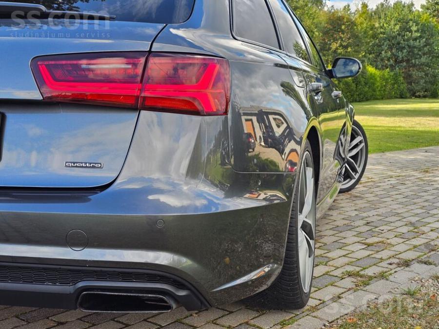 Grey Audi A6 2017 in Riga, with an engine capacity of 3.00 L and mileage of 216 thousand km for 20777 €, photo 18 on AUTOMOTO.COM.LV