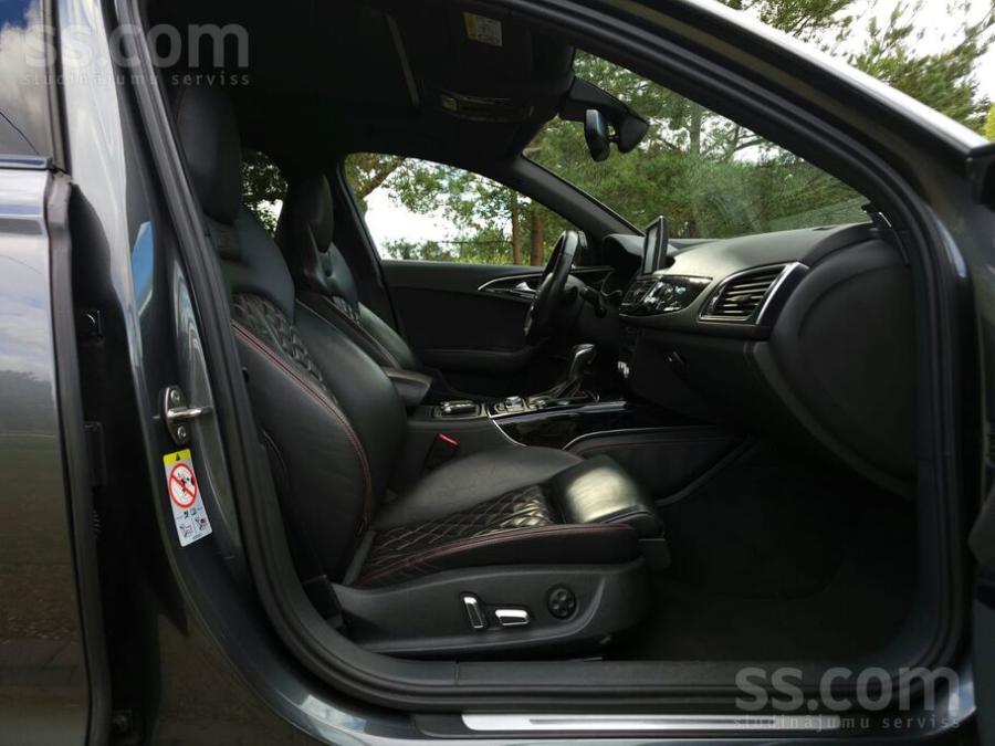 Grey Audi A6 2017 in Riga, with an engine capacity of 3.00 L and mileage of 216 thousand km for 20777 €, photo 30 on AUTOMOTO.COM.LV