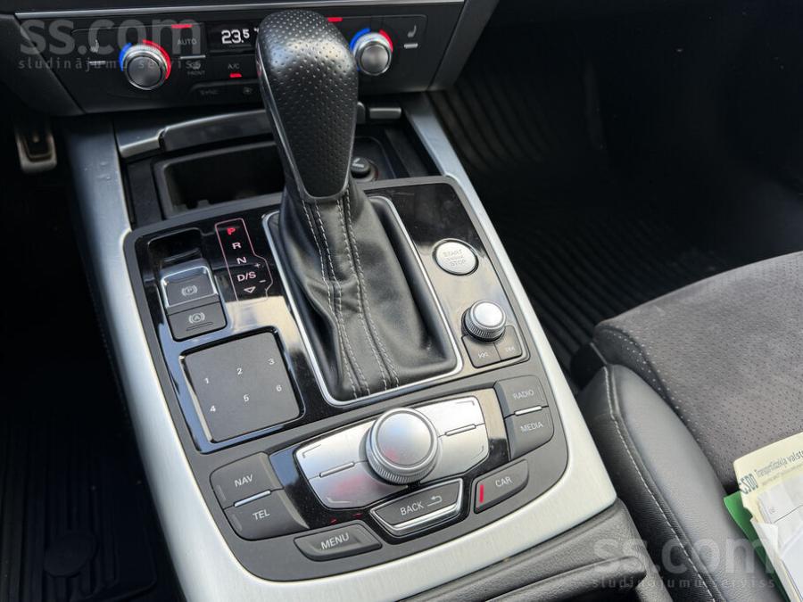 Grey Audi A6 2017 in Riga, with an engine capacity of 3.00 L and mileage of 127 thousand km for 26000 €, photo 25 on AUTOMOTO.COM.LV