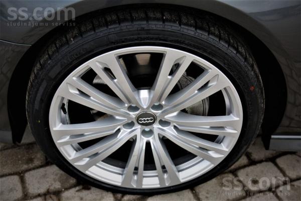 Audi A6 2017 in Riga on AUTOMOTO.COM.LV Grey Audi A6 2017 in Riga, with an engine capacity of 3.00 L and mileage of 107 thousand km for 27900 €, photo 6 on AUTOMOTO.COM.LV