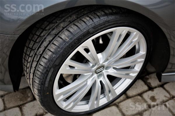 Audi A6 2017 in Riga on AUTOMOTO.COM.LV Grey Audi A6 2017 in Riga, with an engine capacity of 3.00 L and mileage of 107 thousand km for 27900 €, photo 7 on AUTOMOTO.COM.LV