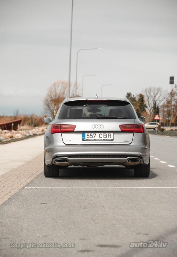 Grey Audi A6 2018 in Tallinn, with an engine capacity of 3.00 L and mileage of 121 thousand km for 25400 €, photo 8 on AUTOMOTO.COM.LV