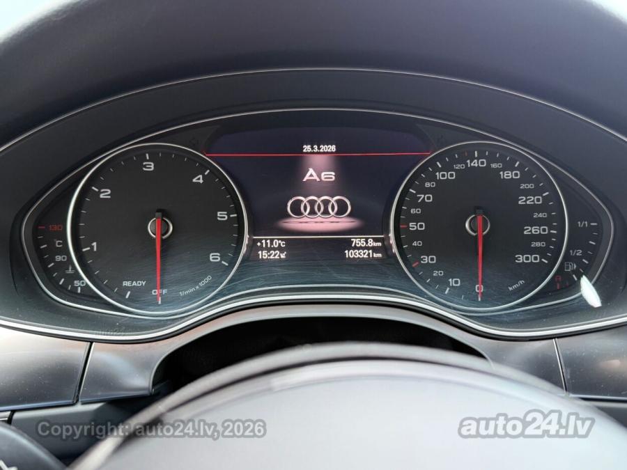 Grey Audi A6 2018 in Tartu, with an engine capacity of 3.00 L and mileage of 103 thousand km for 29500 €, photo 14 on AUTOMOTO.COM.LV