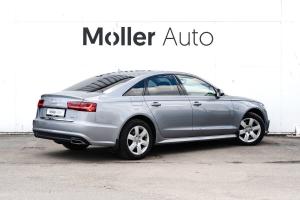 Grey Audi A6 2018 in Riga, with an engine capacity of 2.00 L and mileage of 112 thousand km for 15950 €, photo 5 on AUTOMOTO.COM.LV