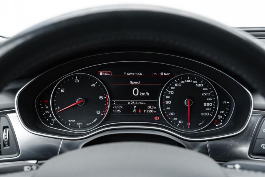 Grey Audi A6 2018 in Riga, with an engine capacity of 2.00 L and mileage of 112 thousand km for 15950 €, photo 17 on AUTOMOTO.COM.LV