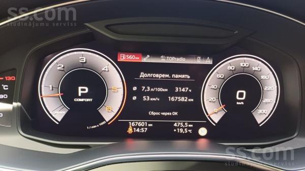 Pelēks Audi A6 2018 Talsi, ar dzinēja tilpumu 3.00 L un nobraukumu 168 tūkst. km par 26900 €, foto 8 vietnē AUTOMOTO.COM.LV