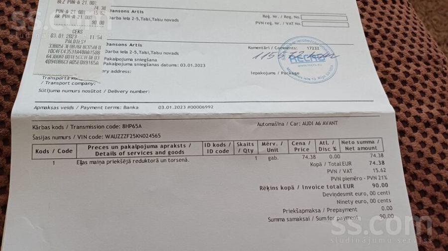 Pelēks Audi A6 2018 Talsi, ar dzinēja tilpumu 3.00 L un nobraukumu 168 tūkst. km par 26900 €, foto 16 vietnē AUTOMOTO.COM.LV