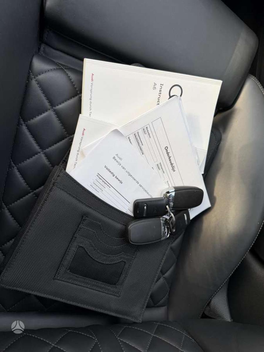 Grey Audi A6 2018 in Siauliai, with an engine capacity of 1.97 L and mileage of 279 thousand km for 16850 €, photo 31 on AUTOMOTO.COM.LV
