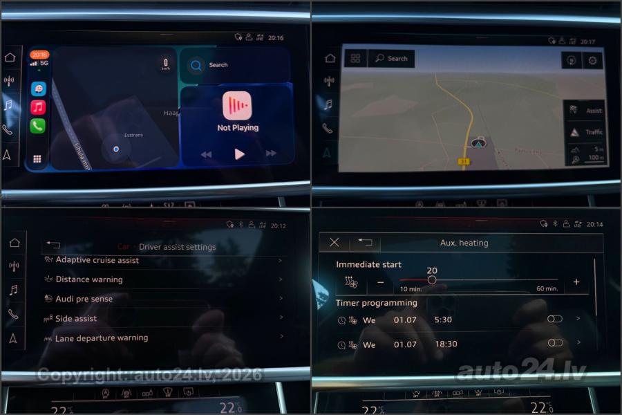 Grey Audi A6 2018 in Haapsalu, with an engine capacity of 3.00 L and mileage of 125 thousand km for 27900 €, photo 20 on AUTOMOTO.COM.LV