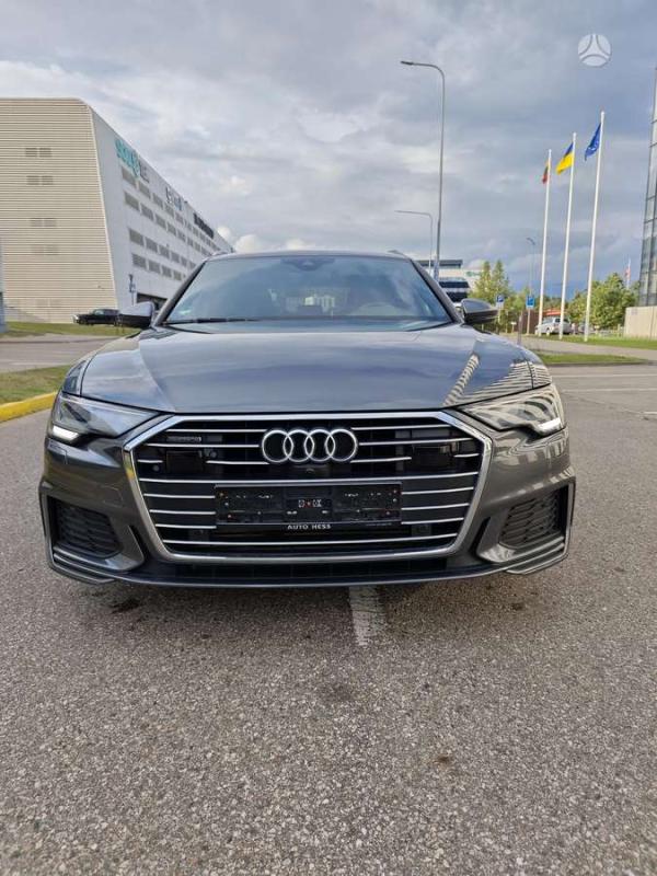 Grey Audi A6 2018 in Vilnius, with an engine capacity of 2.97 L and mileage of 102 thousand km for 24999 €, photo 1 on AUTOMOTO.COM.LV