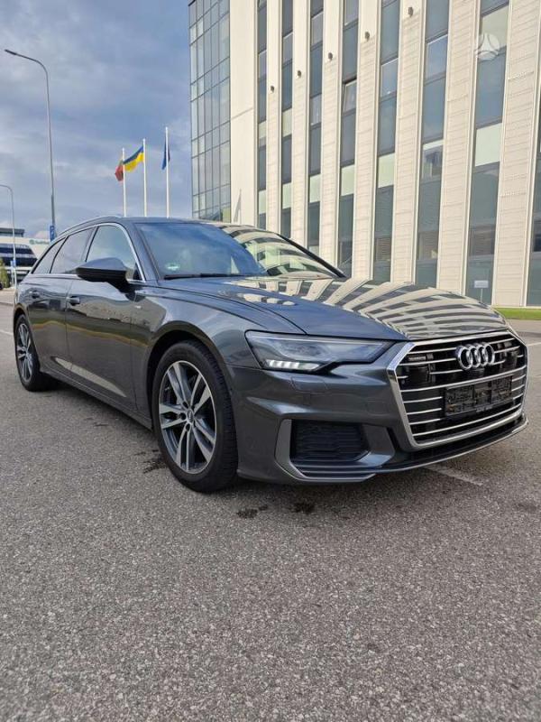 Grey Audi A6 2018 in Vilnius, with an engine capacity of 2.97 L and mileage of 102 thousand km for 24999 €, photo 2 on AUTOMOTO.COM.LV
