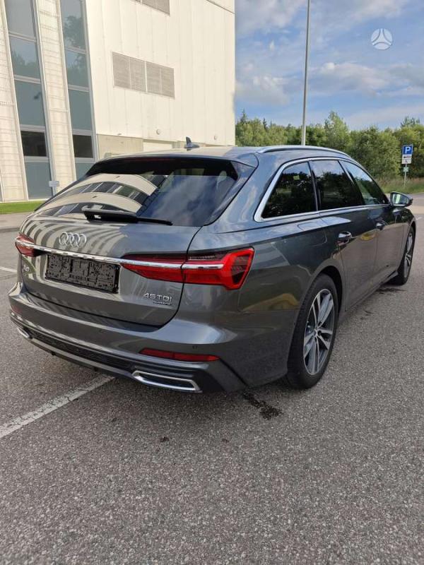 Grey Audi A6 2018 in Vilnius, with an engine capacity of 2.97 L and mileage of 102 thousand km for 24999 €, photo 4 on AUTOMOTO.COM.LV
