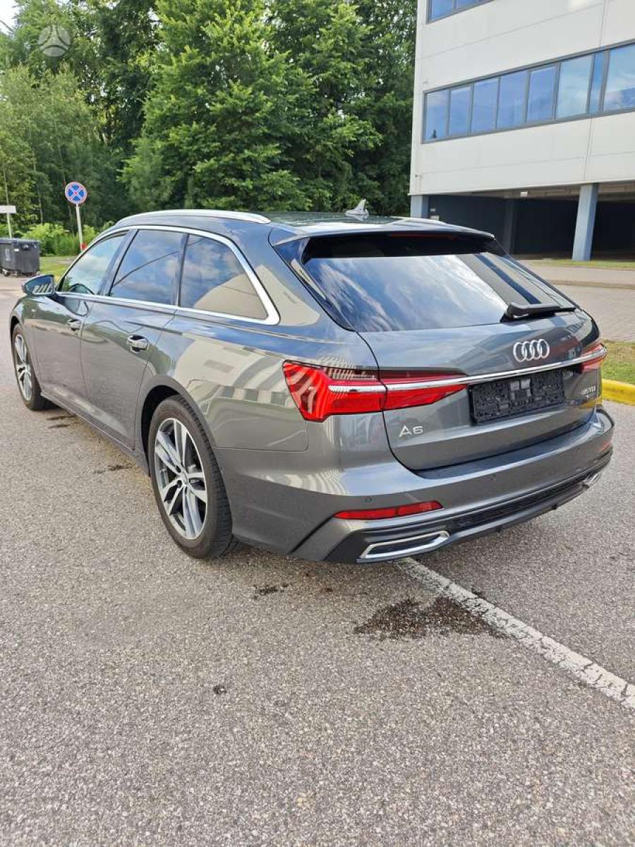 Grey Audi A6 2018 in Vilnius, with an engine capacity of 2.97 L and mileage of 102 thousand km for 24999 €, photo 12 on AUTOMOTO.COM.LV