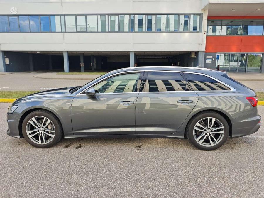 Grey Audi A6 2018 in Vilnius, with an engine capacity of 2.97 L and mileage of 102 thousand km for 24999 €, photo 13 on AUTOMOTO.COM.LV