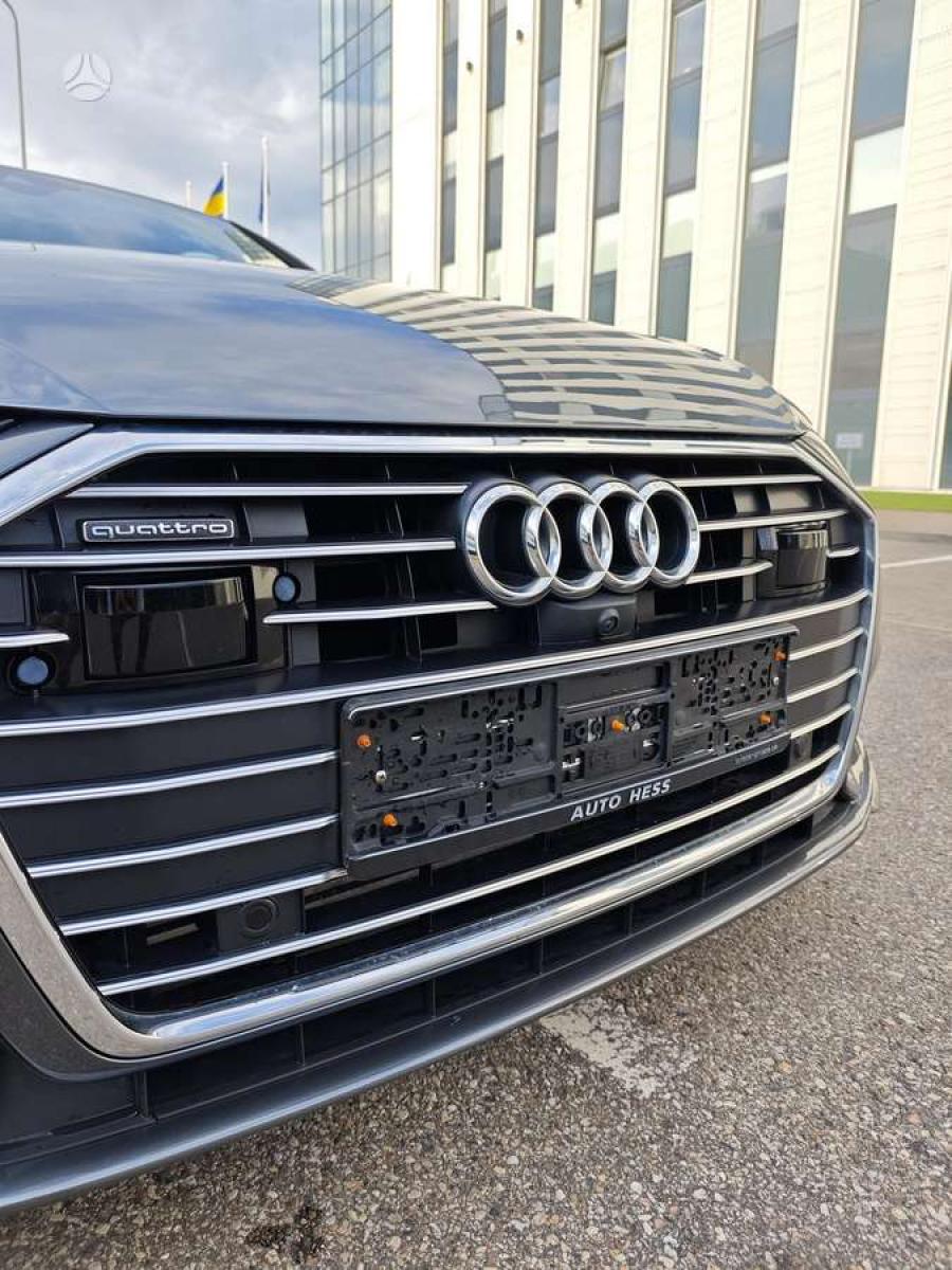 Grey Audi A6 2018 in Vilnius, with an engine capacity of 2.97 L and mileage of 102 thousand km for 24999 €, photo 15 on AUTOMOTO.COM.LV