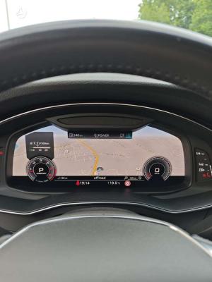 Grey Audi A6 2018 in Vilnius, with an engine capacity of 2.97 L and mileage of 102 thousand km for 24999 €, photo 25 on AUTOMOTO.COM.LV