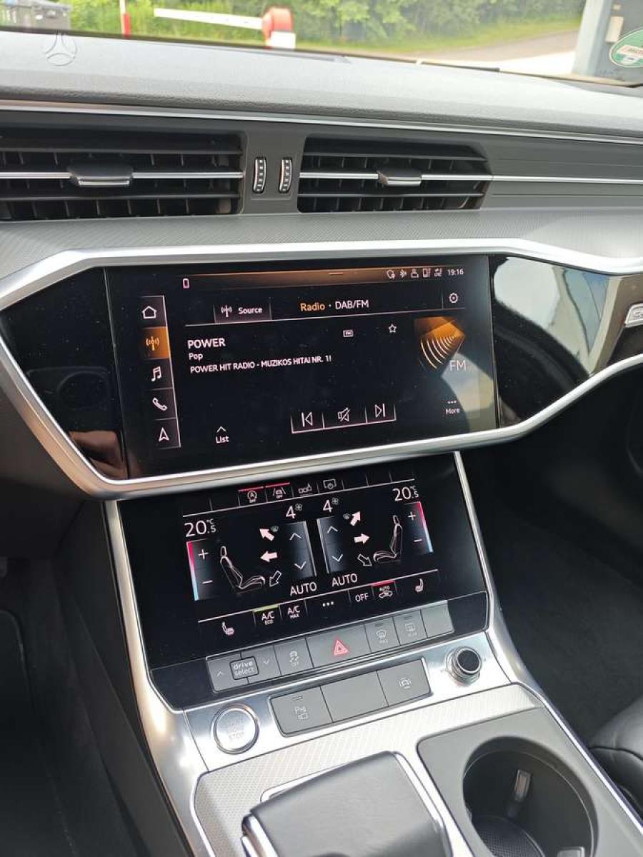 Grey Audi A6 2018 in Vilnius, with an engine capacity of 2.97 L and mileage of 102 thousand km for 24999 €, photo 28 on AUTOMOTO.COM.LV