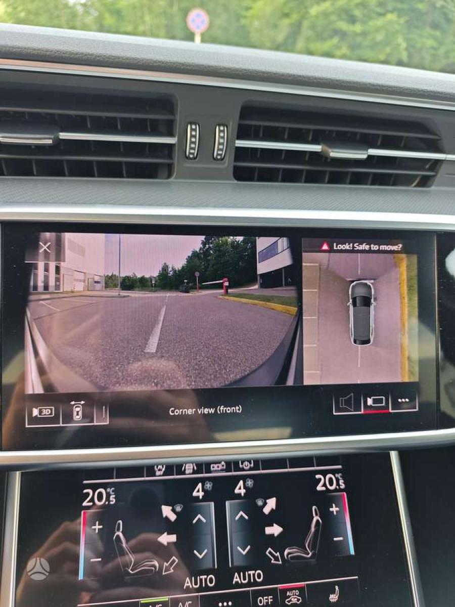 Grey Audi A6 2018 in Vilnius, with an engine capacity of 2.97 L and mileage of 102 thousand km for 24999 €, photo 35 on AUTOMOTO.COM.LV