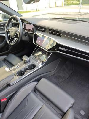 Grey Audi A6 2018 in Vilnius, with an engine capacity of 2.97 L and mileage of 102 thousand km for 24999 €, photo 41 on AUTOMOTO.COM.LV