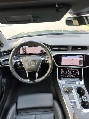 Grey Audi A6 2018 in Vilnius, with an engine capacity of 2.97 L and mileage of 102 thousand km for 24999 €, photo 45 on AUTOMOTO.COM.LV