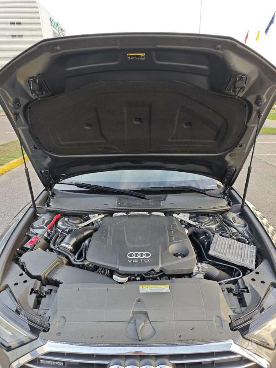 Grey Audi A6 2018 in Vilnius, with an engine capacity of 2.97 L and mileage of 102 thousand km for 24999 €, photo 47 on AUTOMOTO.COM.LV