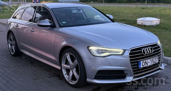 Grey Audi A6 2018 in Riga, with an engine capacity of 3.00 L and mileage of 337 thousand km for 12600 €, photo 5 on AUTOMOTO.COM.LV