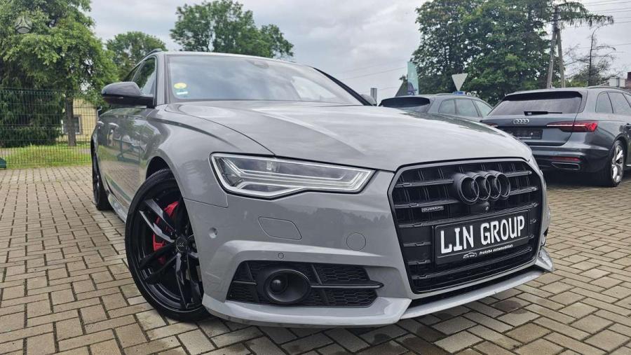 Grey Audi A6 2018 in Prienai, with an engine capacity of 2.97 L and mileage of 226 thousand km for 23999 €, photo 1 on AUTOMOTO.COM.LV
