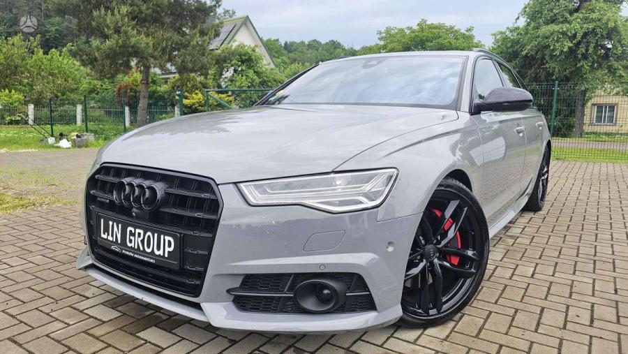 Grey Audi A6 2018 in Prienai, with an engine capacity of 2.97 L and mileage of 226 thousand km for 23999 €, photo 10 on AUTOMOTO.COM.LV