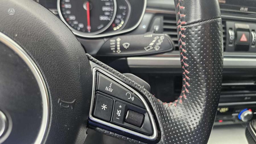 Grey Audi A6 2018 in Prienai, with an engine capacity of 2.97 L and mileage of 226 thousand km for 23999 €, photo 20 on AUTOMOTO.COM.LV