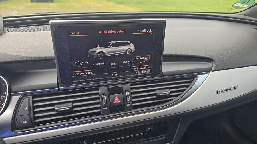 Grey Audi A6 2018 in Prienai, with an engine capacity of 2.97 L and mileage of 226 thousand km for 23999 €, photo 24 on AUTOMOTO.COM.LV
