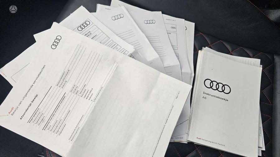 Grey Audi A6 2018 in Prienai, with an engine capacity of 2.97 L and mileage of 226 thousand km for 23999 €, photo 38 on AUTOMOTO.COM.LV