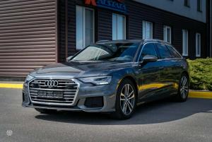 Grey Audi A6 2018 in Marijampole, with an engine capacity of 2.97 L and mileage of 103 thousand km for 24400 €, photo  on AUTOMOTO.COM.LV