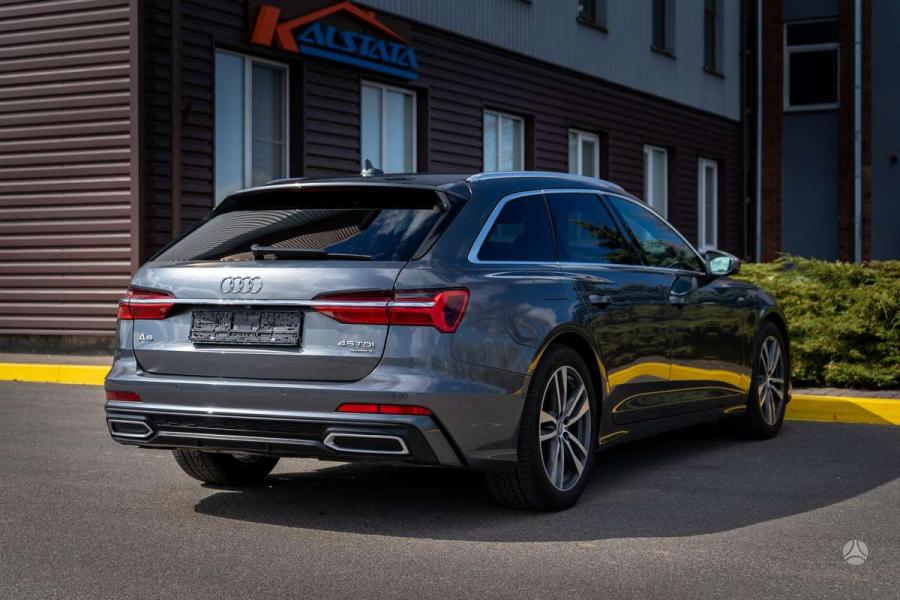 Grey Audi A6 2018 in Marijampole, with an engine capacity of 2.97 L and mileage of 103 thousand km for 24400 €, photo 7 on AUTOMOTO.COM.LV