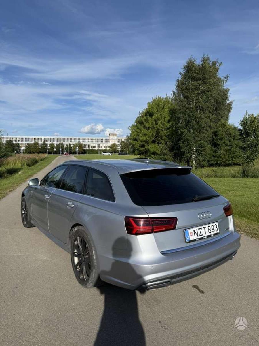 Grey Audi A6 2018 in Telschi, with an engine capacity of 1.97 L and mileage of 169 thousand km for 16900 €, photo 5 on AUTOMOTO.COM.LV