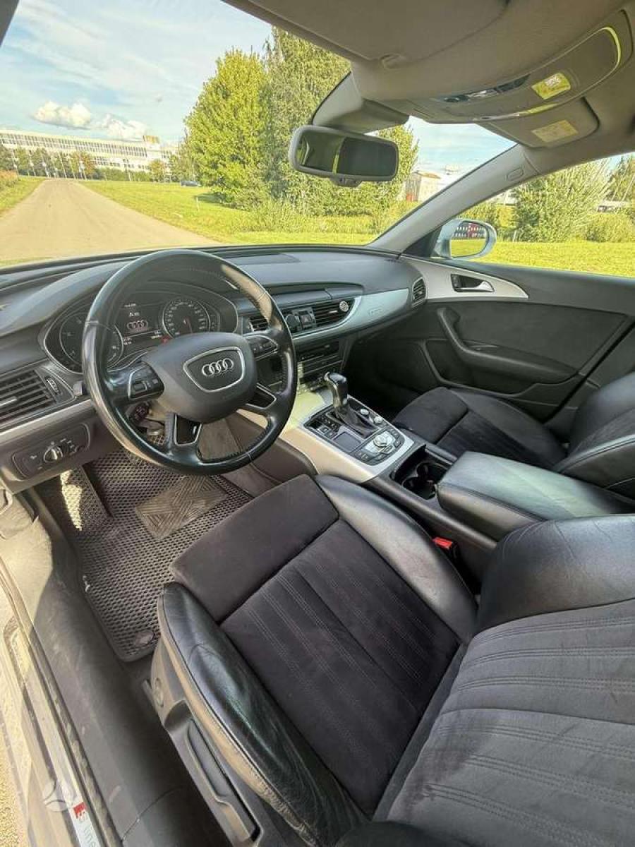 Grey Audi A6 2018 in Telschi, with an engine capacity of 1.97 L and mileage of 169 thousand km for 16900 €, photo 6 on AUTOMOTO.COM.LV