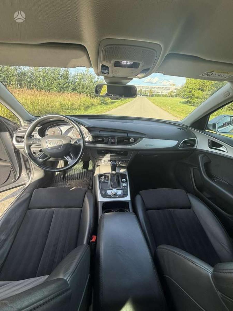 Grey Audi A6 2018 in Telschi, with an engine capacity of 1.97 L and mileage of 169 thousand km for 16900 €, photo 7 on AUTOMOTO.COM.LV