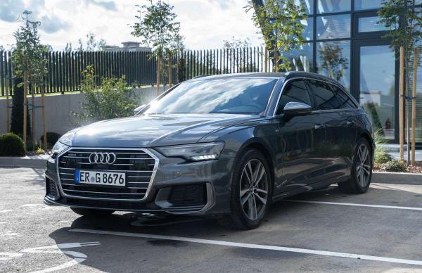 Pelēks Audi A6 2018 Marijampole, ar dzinēja tilpumu 2.97 L un nobraukumu 104 tūkst. km par 23900 €, foto  vietnē AUTOMOTO.COM.LV
