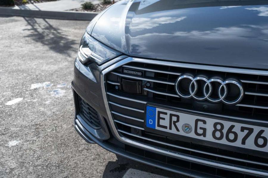 Grey Audi A6 2018 in Marijampole, with an engine capacity of 2.97 L and mileage of 104 thousand km for 23900 €, photo 4 on AUTOMOTO.COM.LV