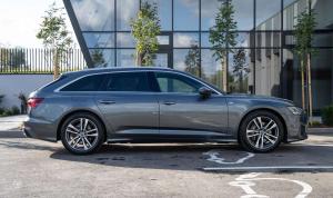 Grey Audi A6 2018 in Marijampole, with an engine capacity of 2.97 L and mileage of 104 thousand km for 23900 €, photo 7 on AUTOMOTO.COM.LV