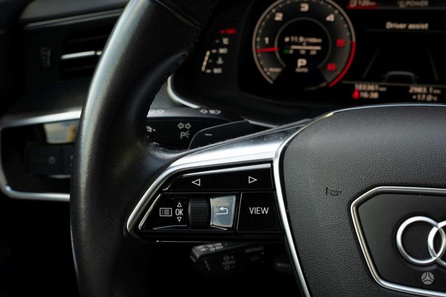 Grey Audi A6 2018 in Marijampole, with an engine capacity of 2.97 L and mileage of 104 thousand km for 23900 €, photo 29 on AUTOMOTO.COM.LV