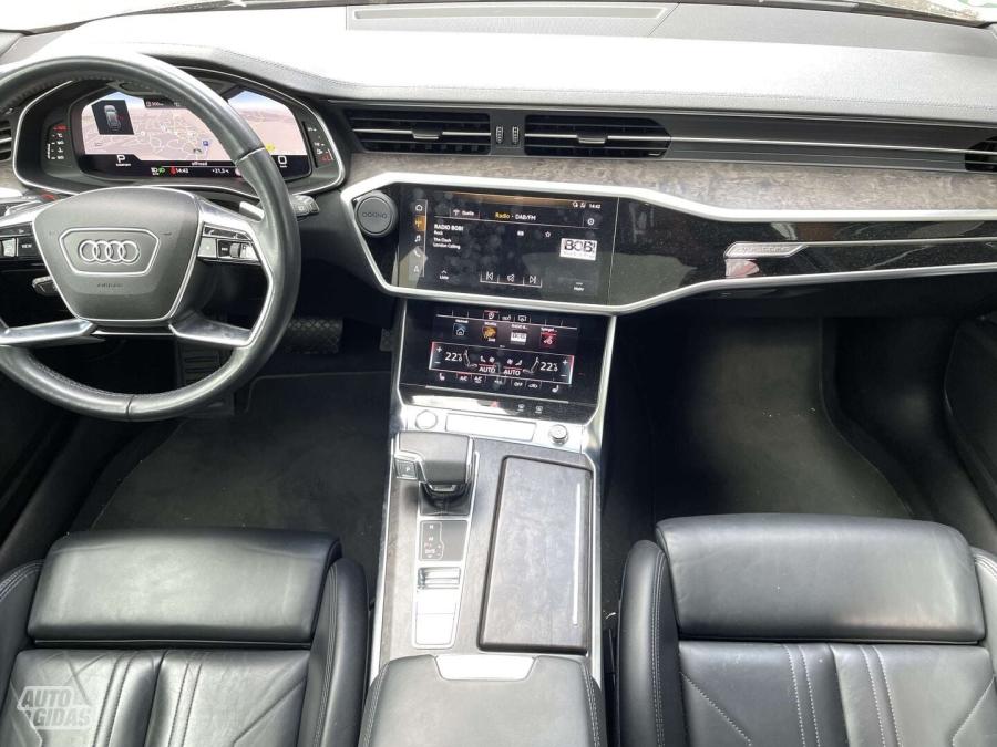 Grey Audi A6 2019 in Kaunas, with an engine capacity of 3.00 L and mileage of 99 thousand km for 32649 €, photo 8 on AUTOMOTO.COM.LV