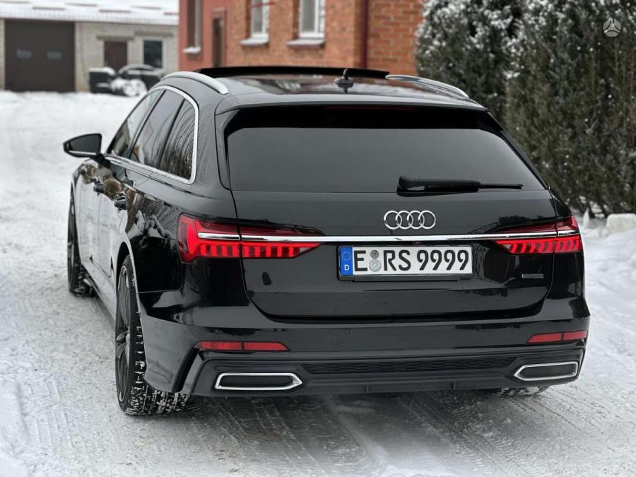 Grey Audi A6 2019 in Vilnius, with an engine capacity of 2.97 L and mileage of 90 thousand km for 32950 €, photo 11 on AUTOMOTO.COM.LV
