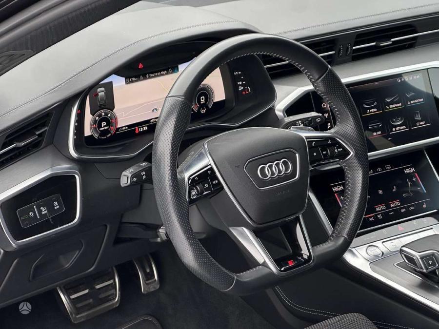 Grey Audi A6 2019 in Vilnius, with an engine capacity of 2.97 L and mileage of 90 thousand km for 32950 €, photo 22 on AUTOMOTO.COM.LV